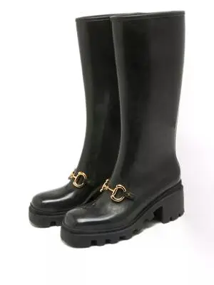 Gucci Horsebit Rain Boots - Black