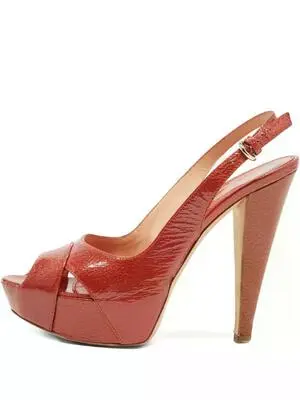 Sergio Rossi Peep Toe Sandals For Women