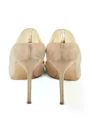 Manolo Blahnik 105mm Suede Pumps