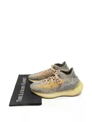 ADIDAS X YEEZY Boost 350 V2 Knitted Lace-up Sneakers - Grey