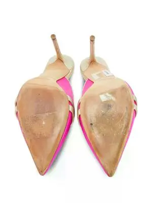 MALONE SOULIERS Sculpted Leather Mules - Pink