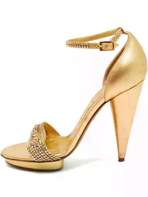 Gina Gold Tone Shoes For Women