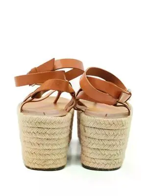ISABEL MARANT VINTAGE Platform Ankle-strap Sandals