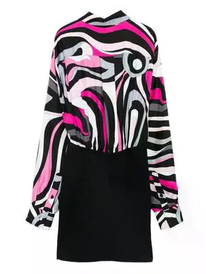 Emilio Pucci Marmo-print Mini Dress