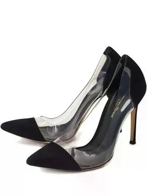Suede PVC High Heel Pumps