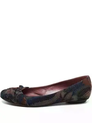 Missoni Knot-detailing Ballet Flats