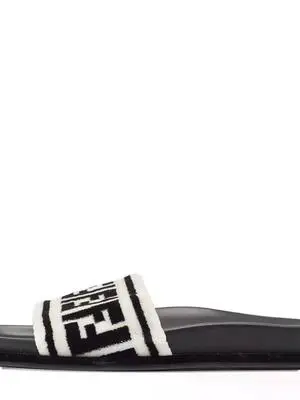 Fendi Logo-band Flat Sandals