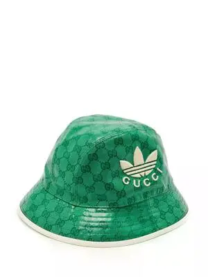 Gucci X Adidas Logo-monogram Bucket Hat