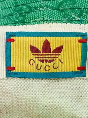 Gucci X Adidas Logo-monogram Bucket Hat