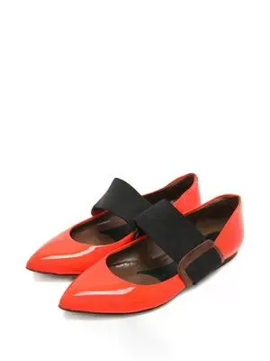 Marni Patent Leather Strap Ballet Flats