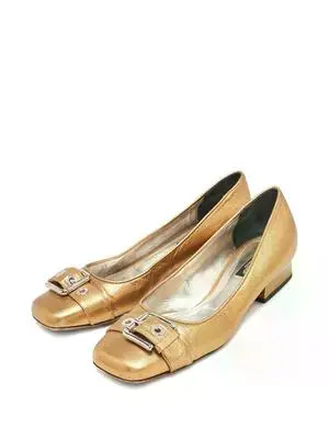 Dolce & Gabbana Metallic Leather Pumps