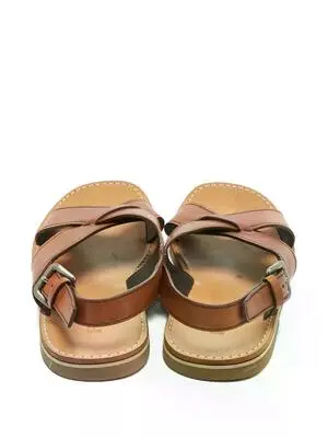 Prada Leather Flat Sandals