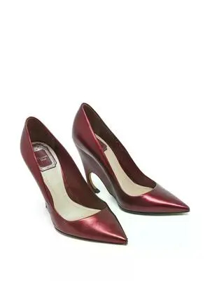 Dior 100mm Leather Heeled Pumps