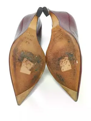 Dior 100mm Leather Heeled Pumps