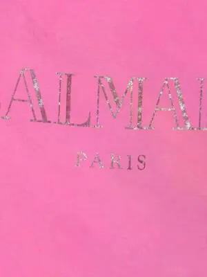 Balmain Sleeveless Logo Top - Pink
