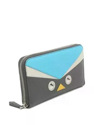 Fendi 2015 Patchwork Leather Zip-around Wallet