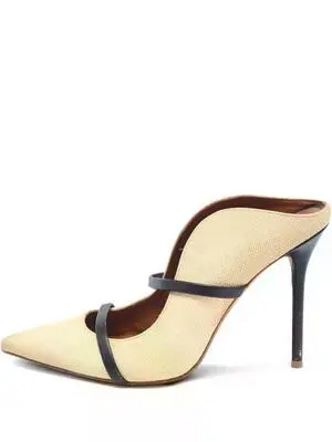 MALONE SOULIERS 110mm Pointed-toe Mules - Neutrals