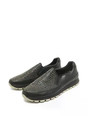 Prada Studded Loafers
