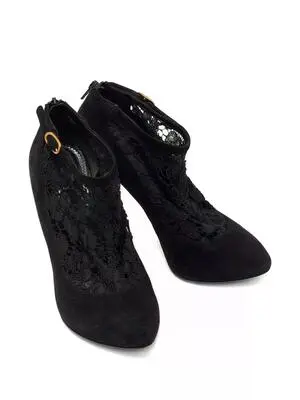 Dolce & Gabbana 120mm Suede Lace Boots