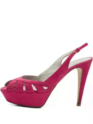 SERGIO ROSSI Platform Slingback Pumps