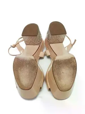 Miu Miu 70mm Patent Leather Sandals