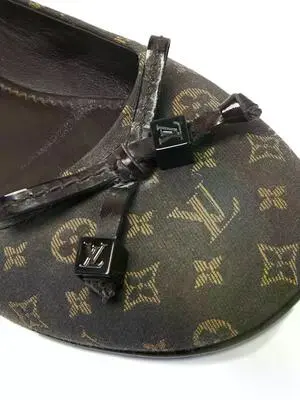 LOUIS VUITTON Debbie Monogram Ballet Flats
