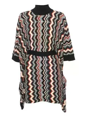 Missoni Zigzag Knit Cape