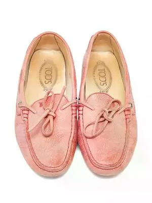 TOD'S Leather Loafers - Pink