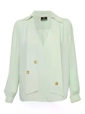 Elisabetta Franchi Neck-tie Blouse