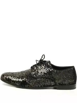 Dolce & Gabbana Sequin Derby Shoes