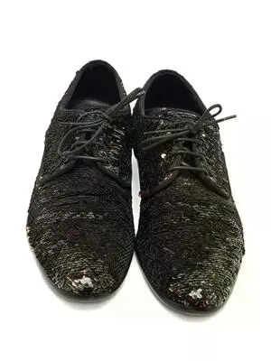 Dolce & Gabbana Sequin Derby Shoes