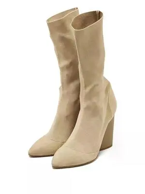 ADIDAS X YEEZY Block-heel Ankle Boots