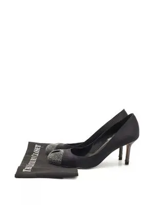 SERGIO ROSSI 80mm Satin Pumps
