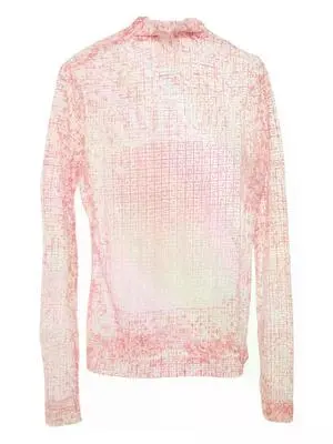 Givenchy Mesh 4g Turtleneck Top