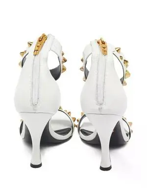 Versace Studded Ankle-strap Sandals