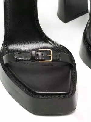 Saint Laurent Leather Platform Sandals
