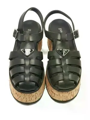 Prada Monolith Platform Sandals