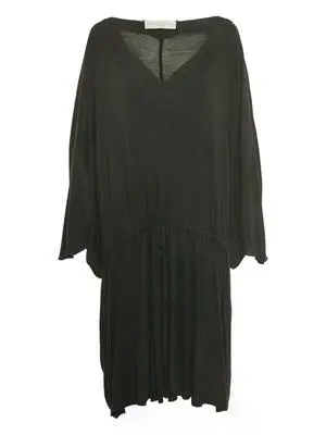 Stella McCartney Drawstring Plunge-neck Midi Dress