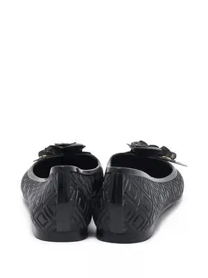 Tory Burch Floral-embellished Ballet Flats