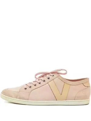 LOUIS VUITTON Suede Canvas Sneakers