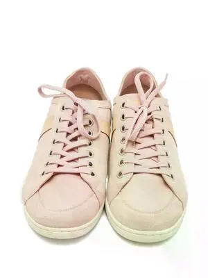 LOUIS VUITTON Suede Canvas Sneakers