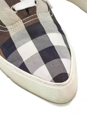 Burberry House Check Pointed-toe Sneakers