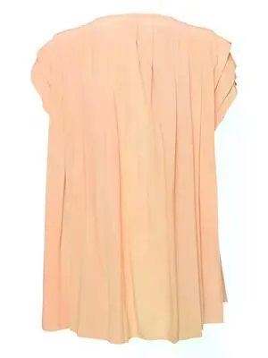 Chloé Pleated Silk Top