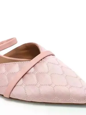 MALONE SOULIERS Quilted Strap Mules