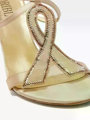 LORIBLU 90mm Satin Ribbon Sandals