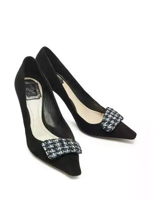 Dior Houndstooth Pointed Pumps