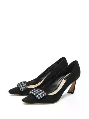 Dior Houndstooth Pointed Pumps