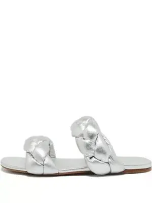 Miu Miu Braided Leather Sandals
