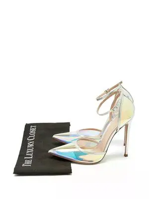 GIANVITO ROSSI Ankle-strap Pointed Pumps