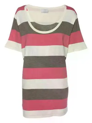 Marina Rinaldi Striped Sequin T-shirt